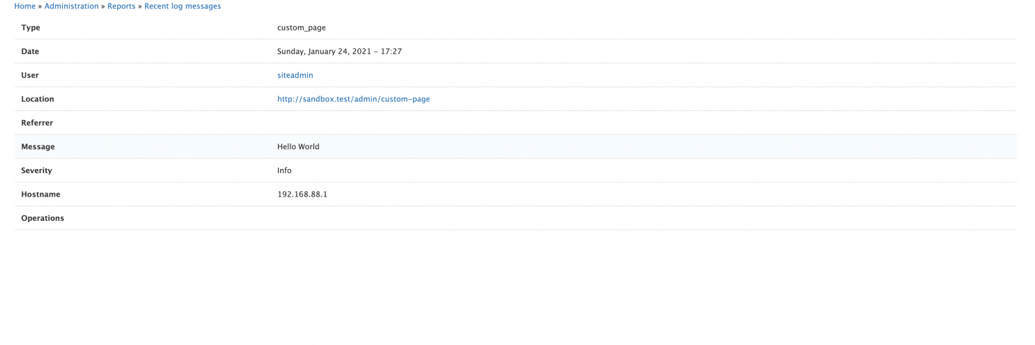 Logging stuff in Drupal 7/8/9 | Blog | Alan Saunders - Carlisle Drupal ... Logging stuff in Drupal 7/8/9 | Blog | Alan Saunders - Carlisle Drupal ...